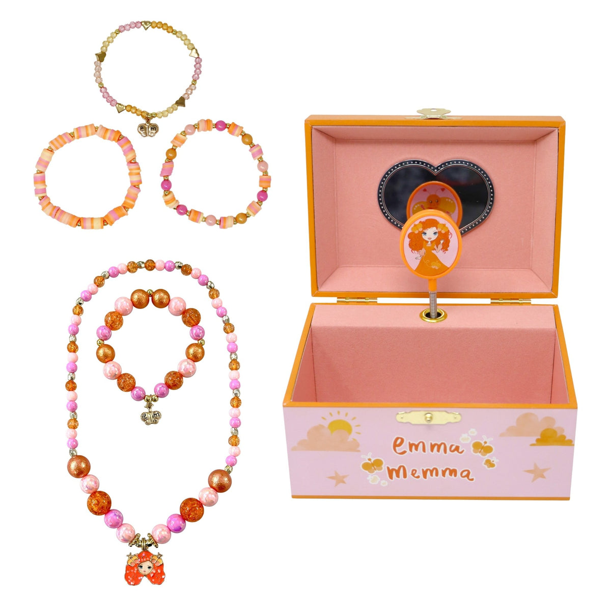 Emma Memma Jewellery Box Bundle – Pink Poppy Australia